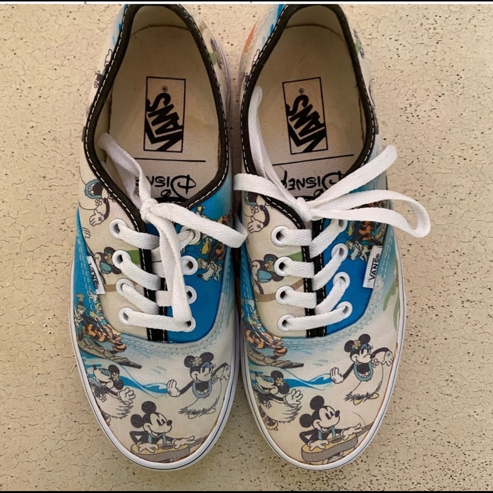 Hawaiian Mickey & Minnie Mouse Vans - Gem